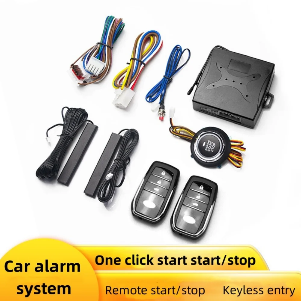 Car-Alarm-Remote-Control-PKE-Car-Keyless-Entry-Engine-Start-Alarm ...