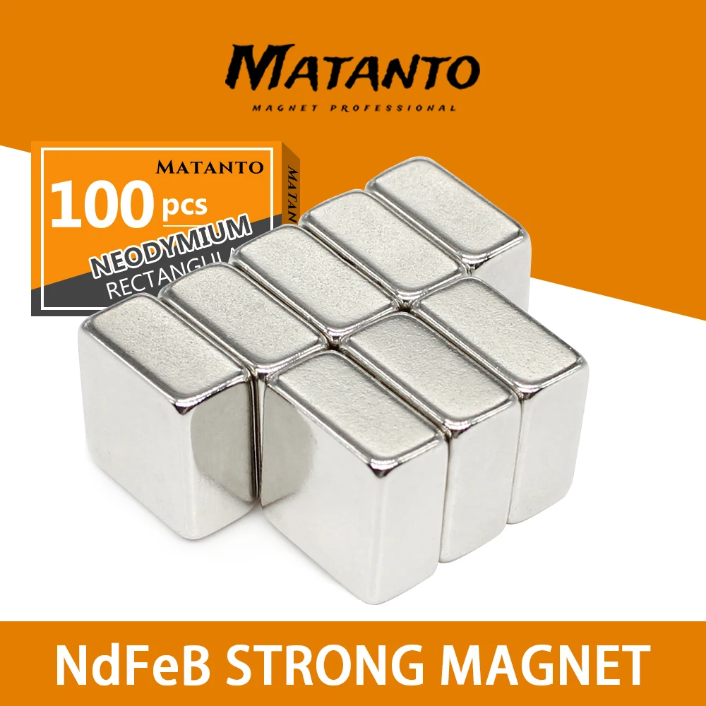 100PCS-10x10x5-mm-Square-Rare-Earth-Neodymium-Magnet-10-10-5-Block ...