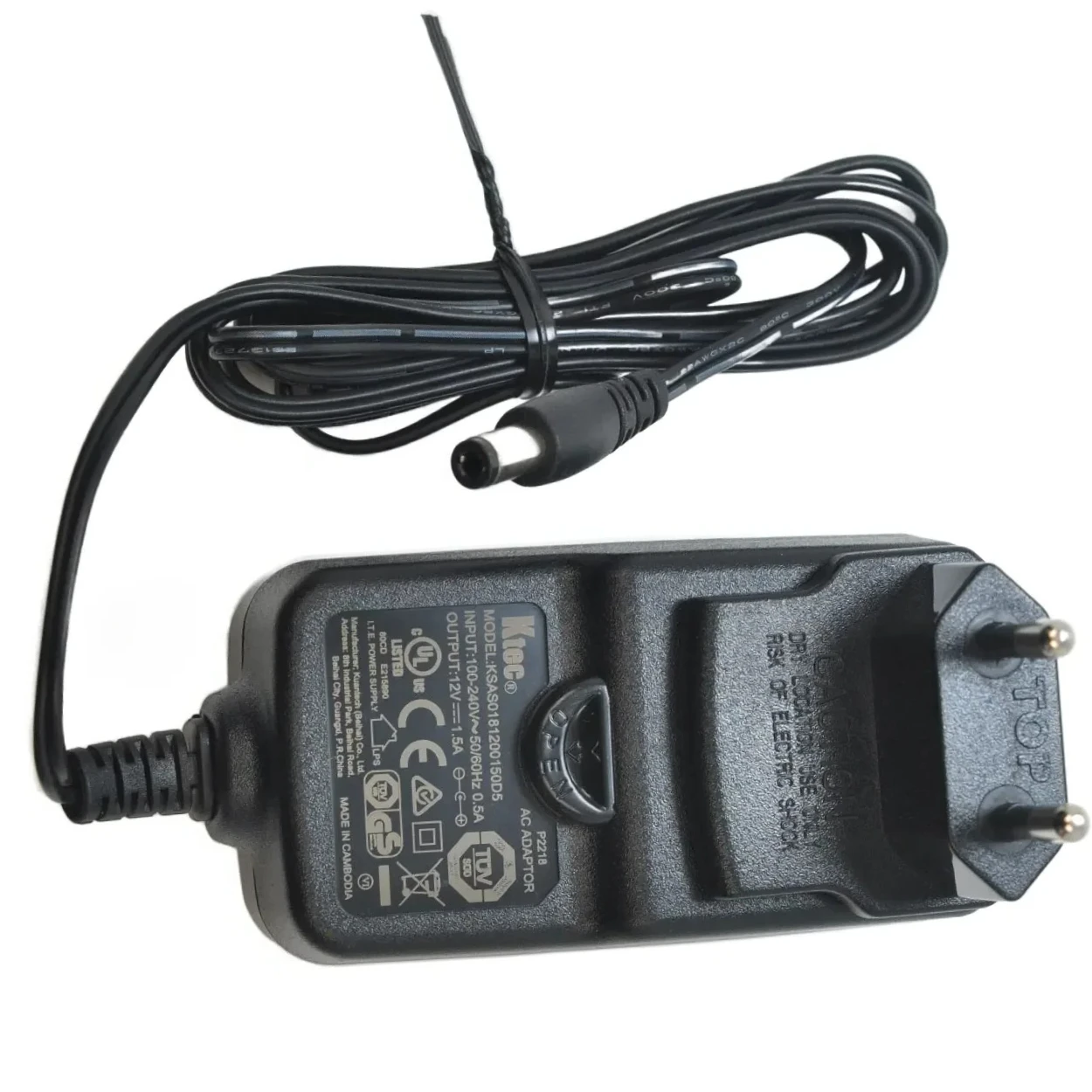 For KTEC KSAS0181200150D5 12V 1.5A 18W AC Adapter Charger For Seagate ...