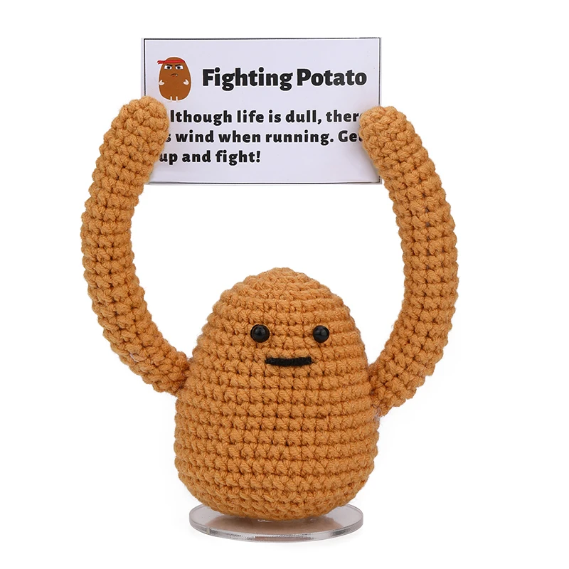 DIY-Crochet-Positive-Energy-Potato-Hand-knitted-Positive-Potato-Crochet ...