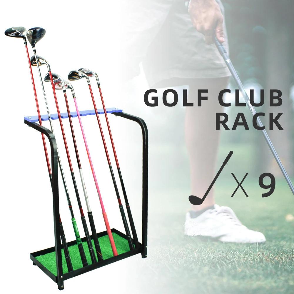 CRESTGOLF-Golf-Club-Display-Stand-Rack-Durable-Metal-Storage-9-Clubs ...