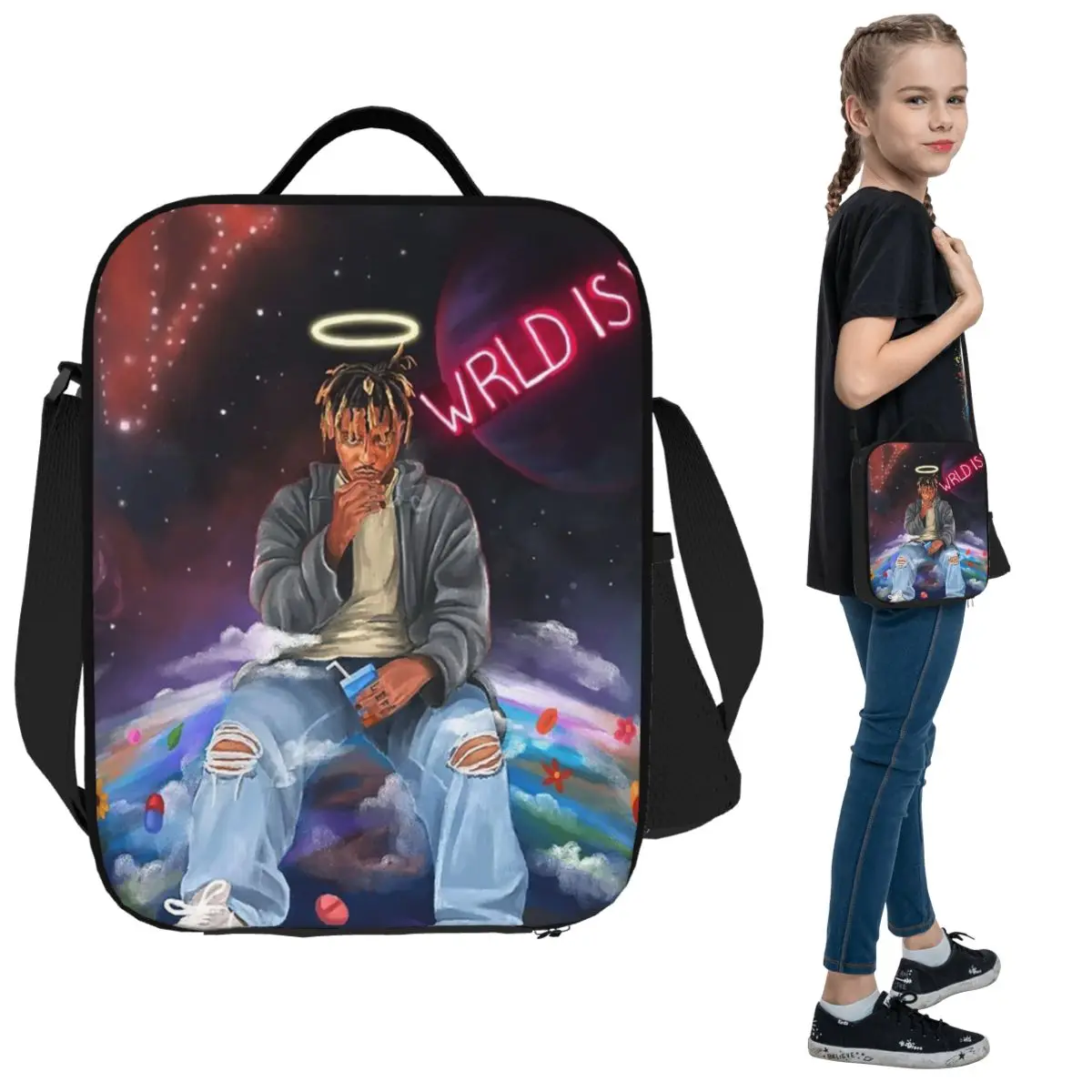 Juice Wrld Streetwear Insulated Lunch Bag for Kids School Cooler ...