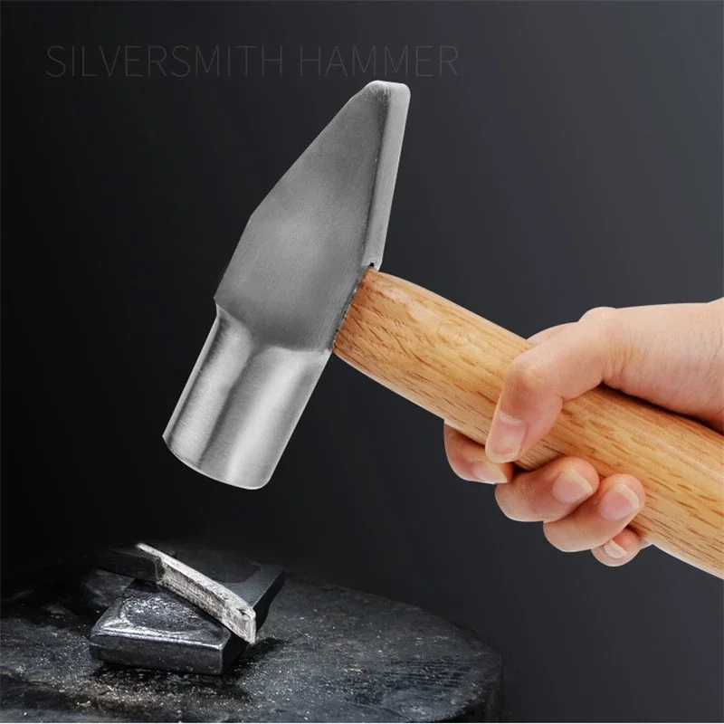 Silversmith-Short-Handled-Small-Hammer-High-Carbon-Steel-Manual-Round ...
