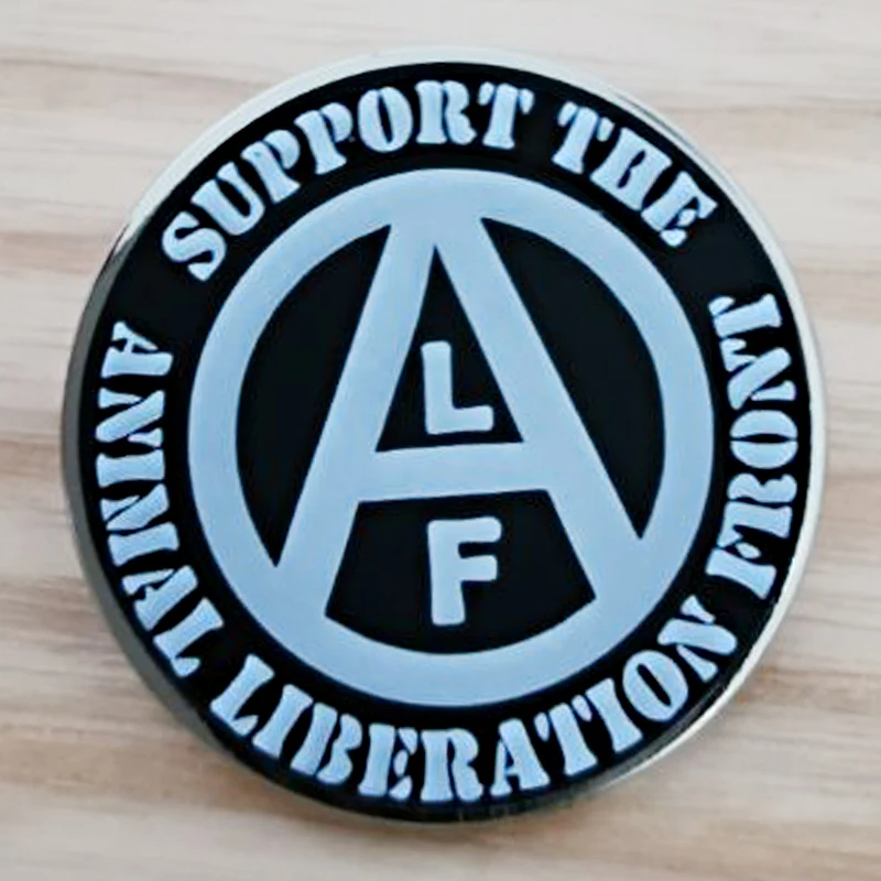 Support-the-animal-liberation-front-enamel-pin-ALF-buttons-metal-badge ...