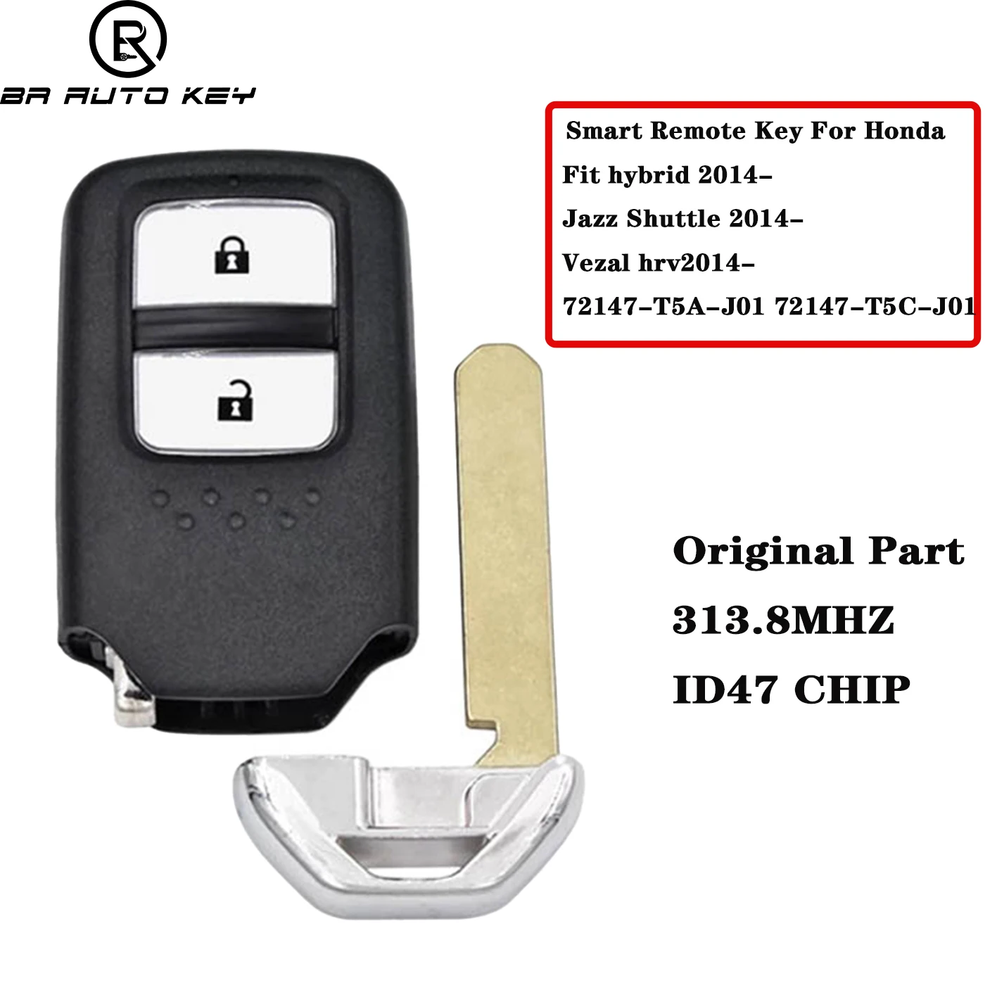 KR5V1X-72147-T5A-J01-OEM-Smart-Remote-Car-Key-Fob-for-Honda-Fit-Jazz ...