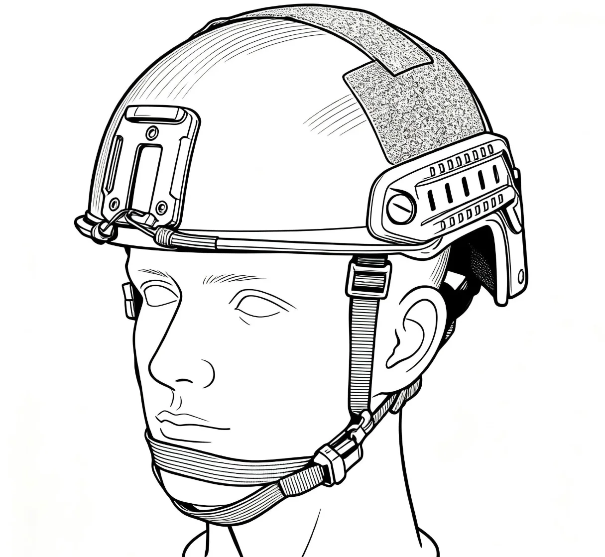 Russian TOR Tactical Helmet LShZ1+ FAST SSO Protective Lightweight ...
