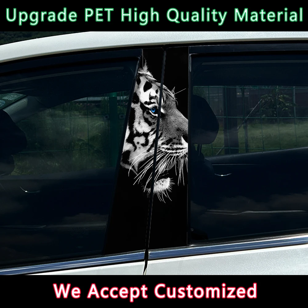 Ferocious-saber-toothed-TIGER-Car-B-pillar-Vinyl-Decal-Auto-Center ...