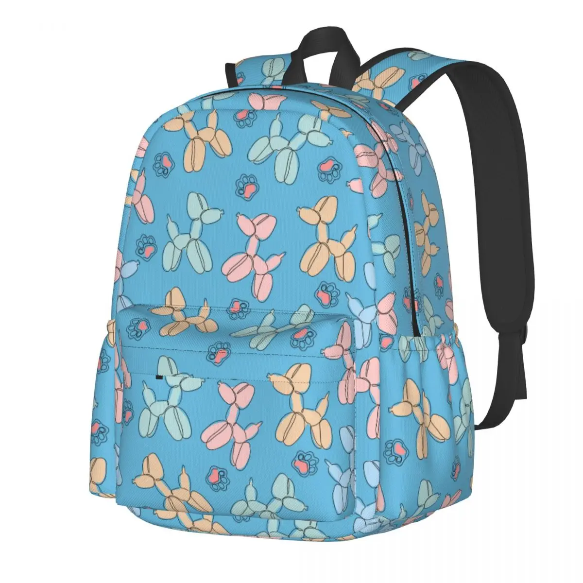 Balloon-Dog-Backpack-Student-Unisex-Cute-Cartoon-Durable-Backpacks ...