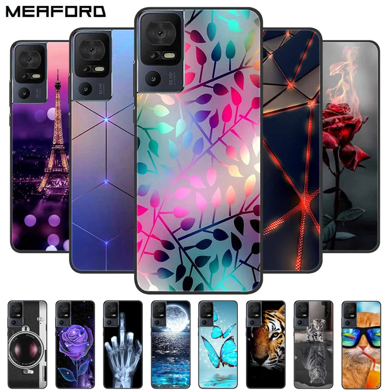 For-TCL-40-SE-Case-40SE-Shockproof-Soft-silicone-TPU-Back-Cover-For-TCL ...
