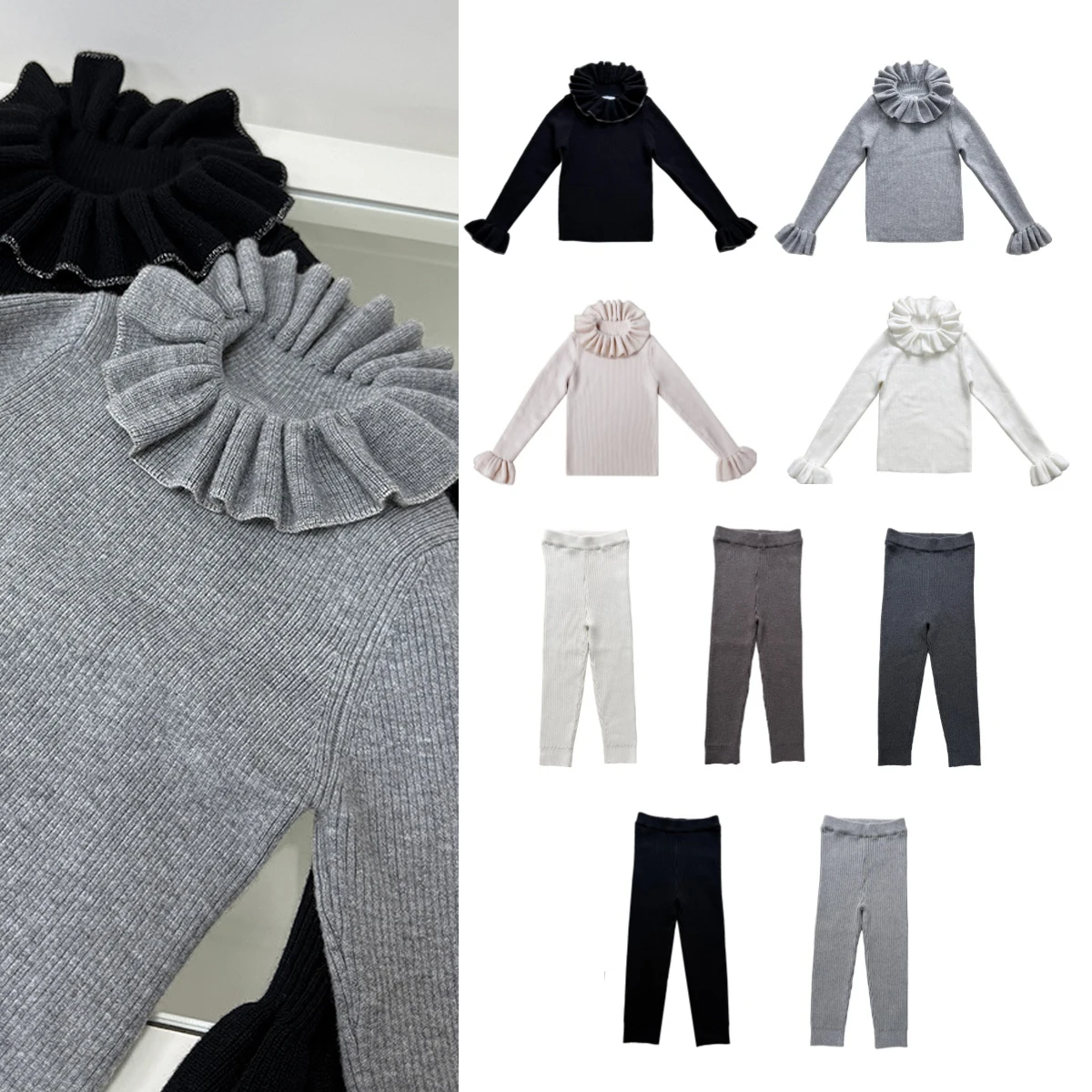 Kids Boutique Clothes New Autumn Girls Clothes Sweater and Leggings ...
