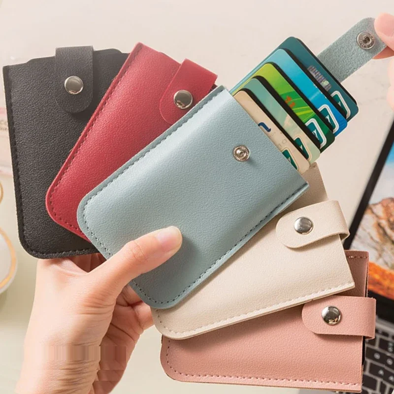 New-PU-Leather-Portable-Multi-Card-Bags-Holders-Bank-Card-Business ...