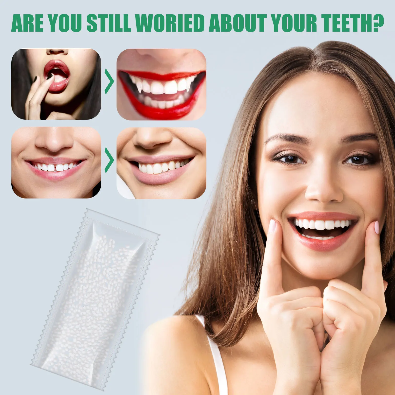 Dental Resin Shapeable Modify Teeth Glue Temporary Filling Teeth Repair ...
