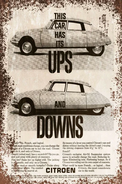 15 day return policy Citroen 2CV Motor Car Humorous Funny Advert Retro ...