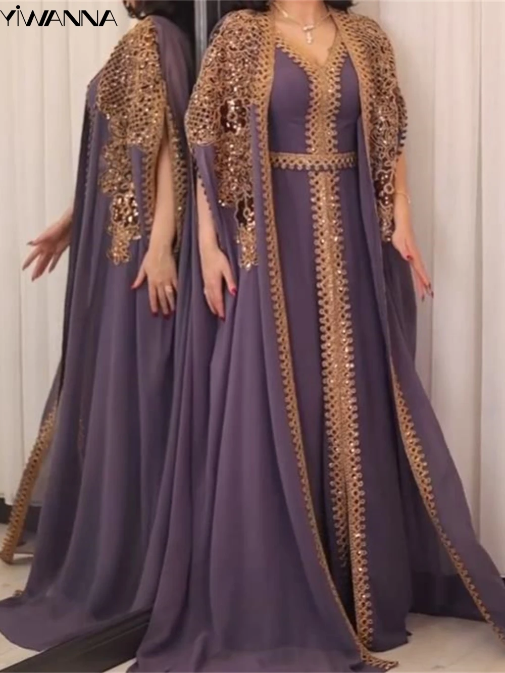 Simple-V-neck-Long-Sleeve-Wedding-Dress-Classic-Lace-Appliques-Bride ...