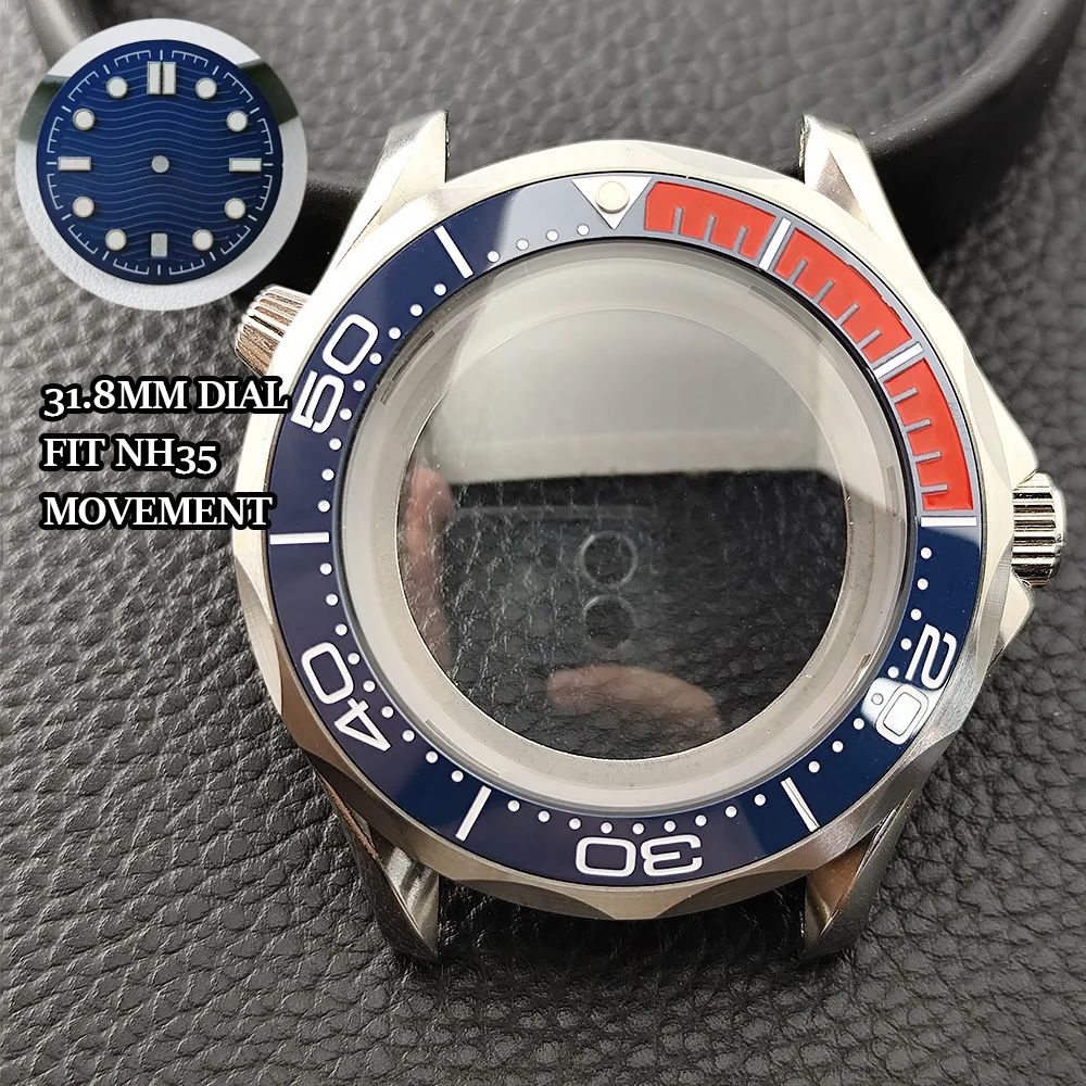 42mm Luxury Brand Men's watches case for NH34/NH35/NH36 Movement 20mm ...