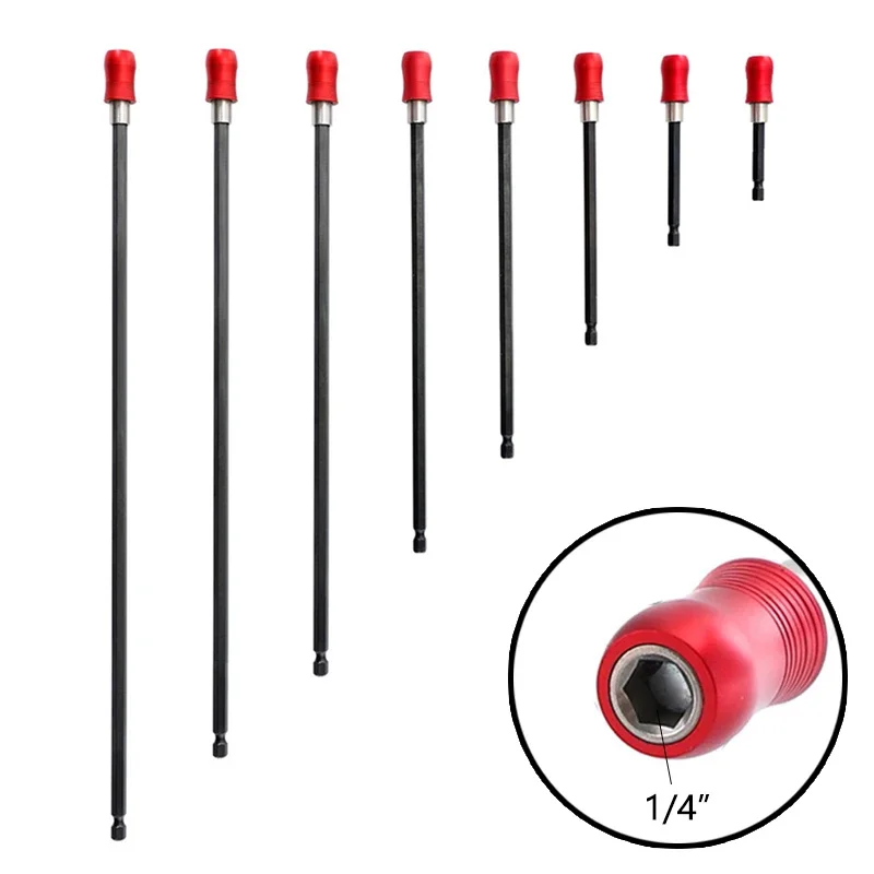 1Pcs 60-400mm Magnetic Drill Bit Holder 1/4" Hex Quick Release ...