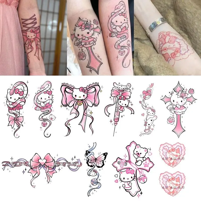 Hello Kitty Bow Tattoos Designs