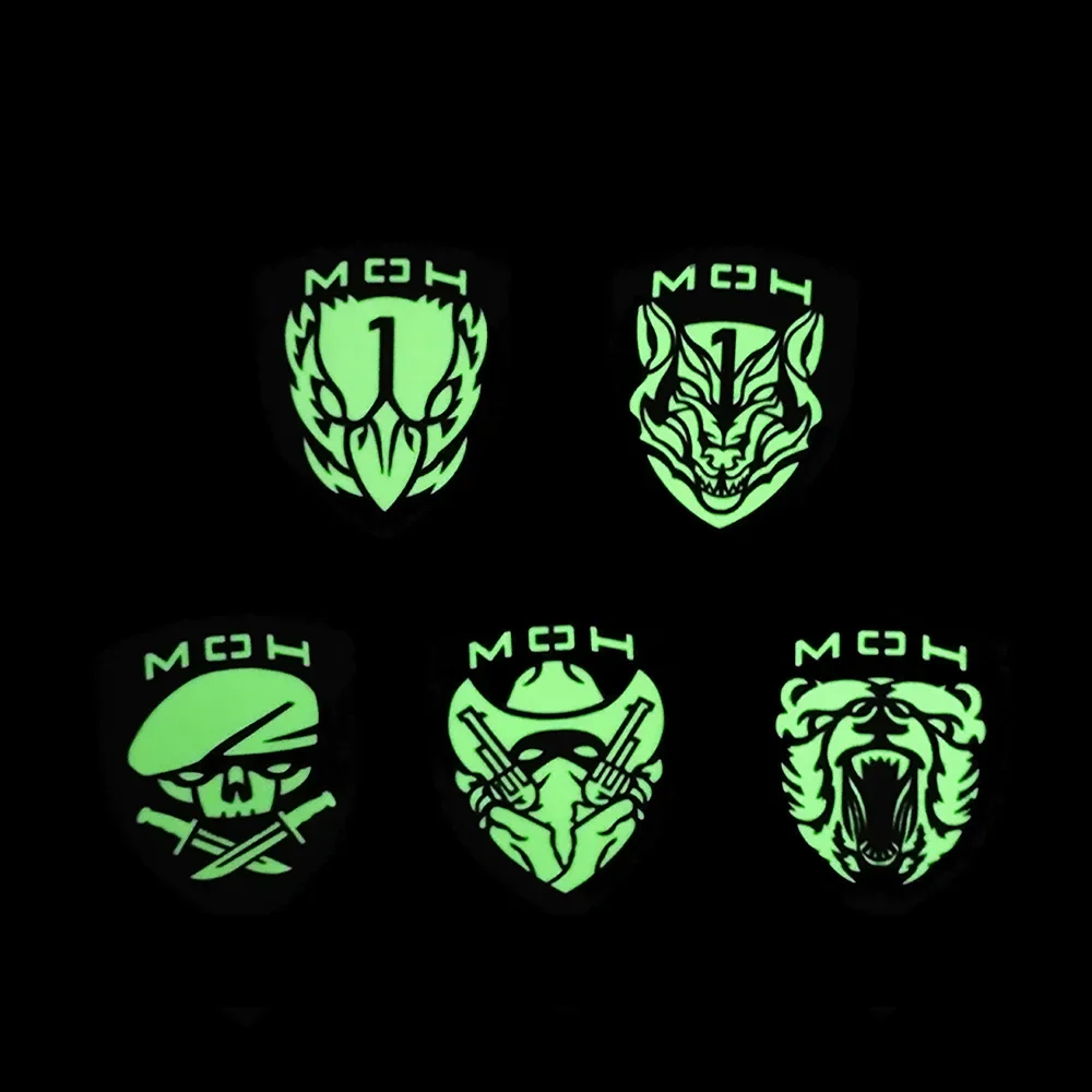 Infrared-Reflective-Luminous-Magic-Sticker-Personalized-Tactical-Badge ...