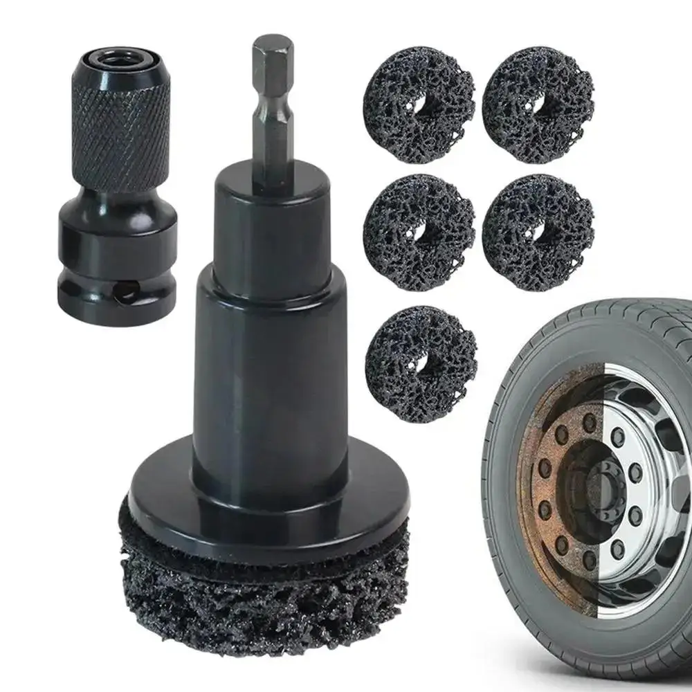 Wheel Hub Resurfacing Kit, Wheel Stud And Hub Cleaner, Quick Rust ...