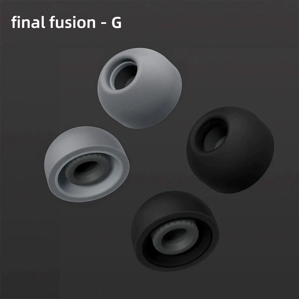 Final Fusion-G Sponge Foam Eartips Triple Hybrid Comfort In-Ear ...