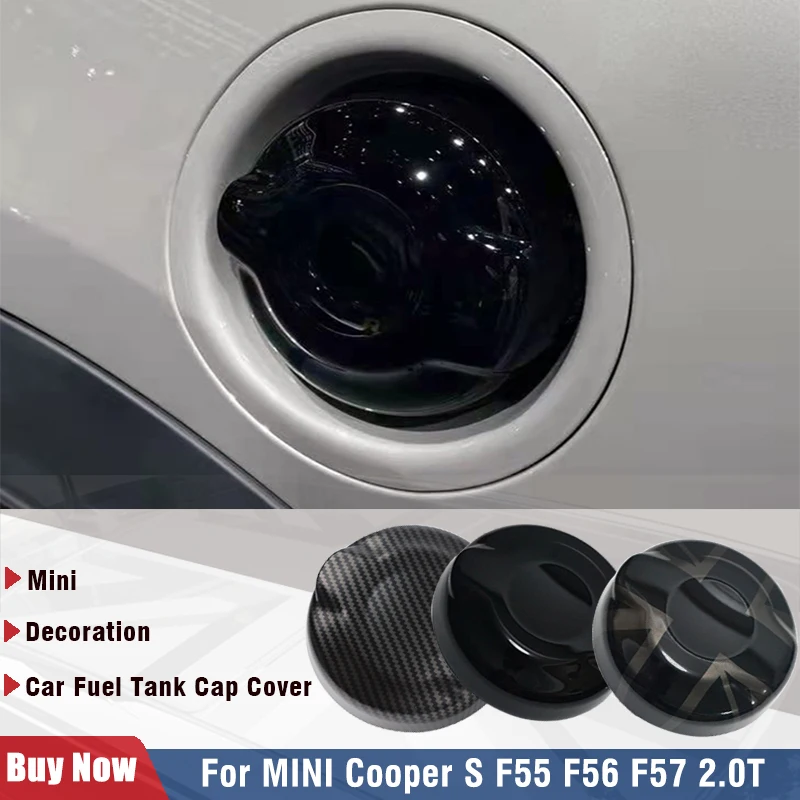 Brand-New-Plastic-Ray-Style-Black-Fuel-Tank-Cover-For-MINI-Cooper-S-JCW ...