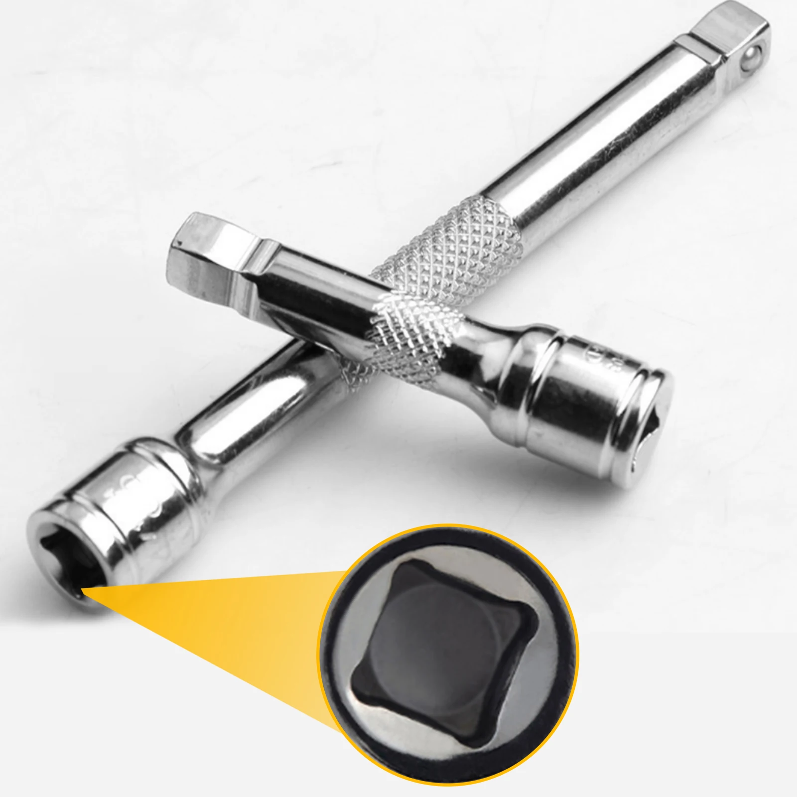 Mini-1-4-Socket-Rod-Ratchet-Torque-Wrench-Extension-Rod-Square-Head ...