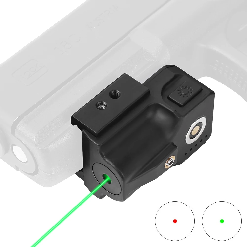 Low-Profile-Green-Red-Dot-Laser-Sight-Tactical-Gun-Laser-with-Magnetic ...