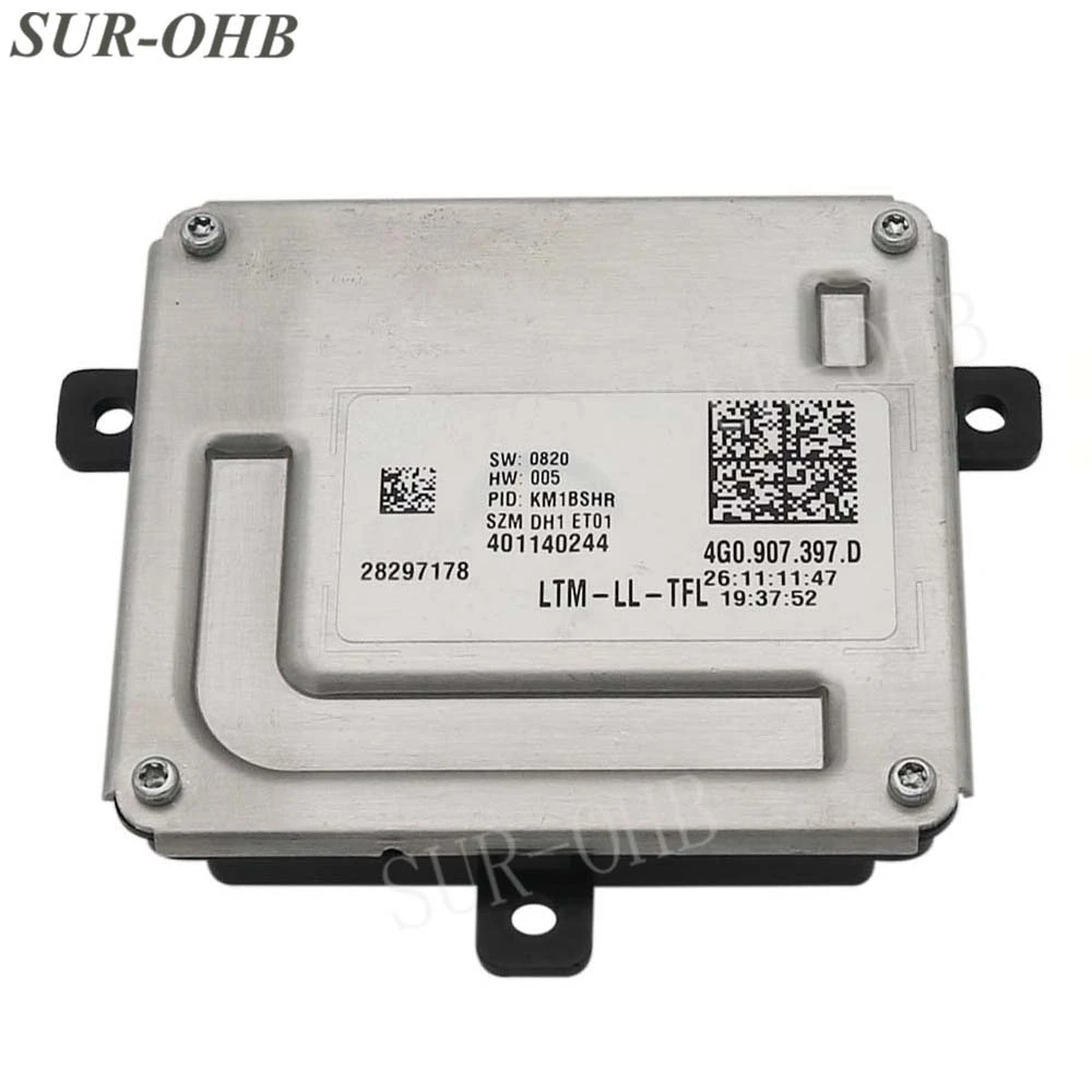 C7-4G 2014-2017 4G0907397D LED Ballast Headlight 28297178 Control Unit ...