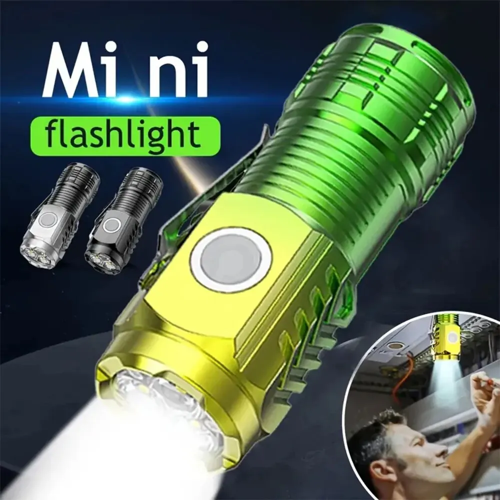 Three-Eyed-Monster-Mini-Flash-Super-Power-Flashlight-Rechargeable ...