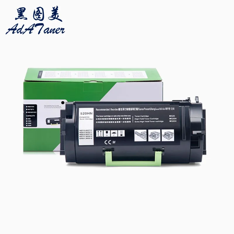 Cartucho de tóner 25K para tóner Lexmark MX710 MX711 MX810 MX811 MX812 ...