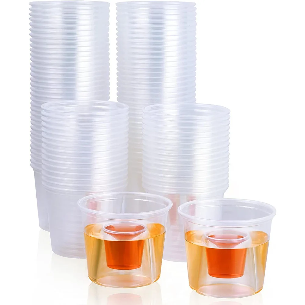 Disposable Bomber Cups Jager Bomber Shot Glasses plastic Shot Cups ...
