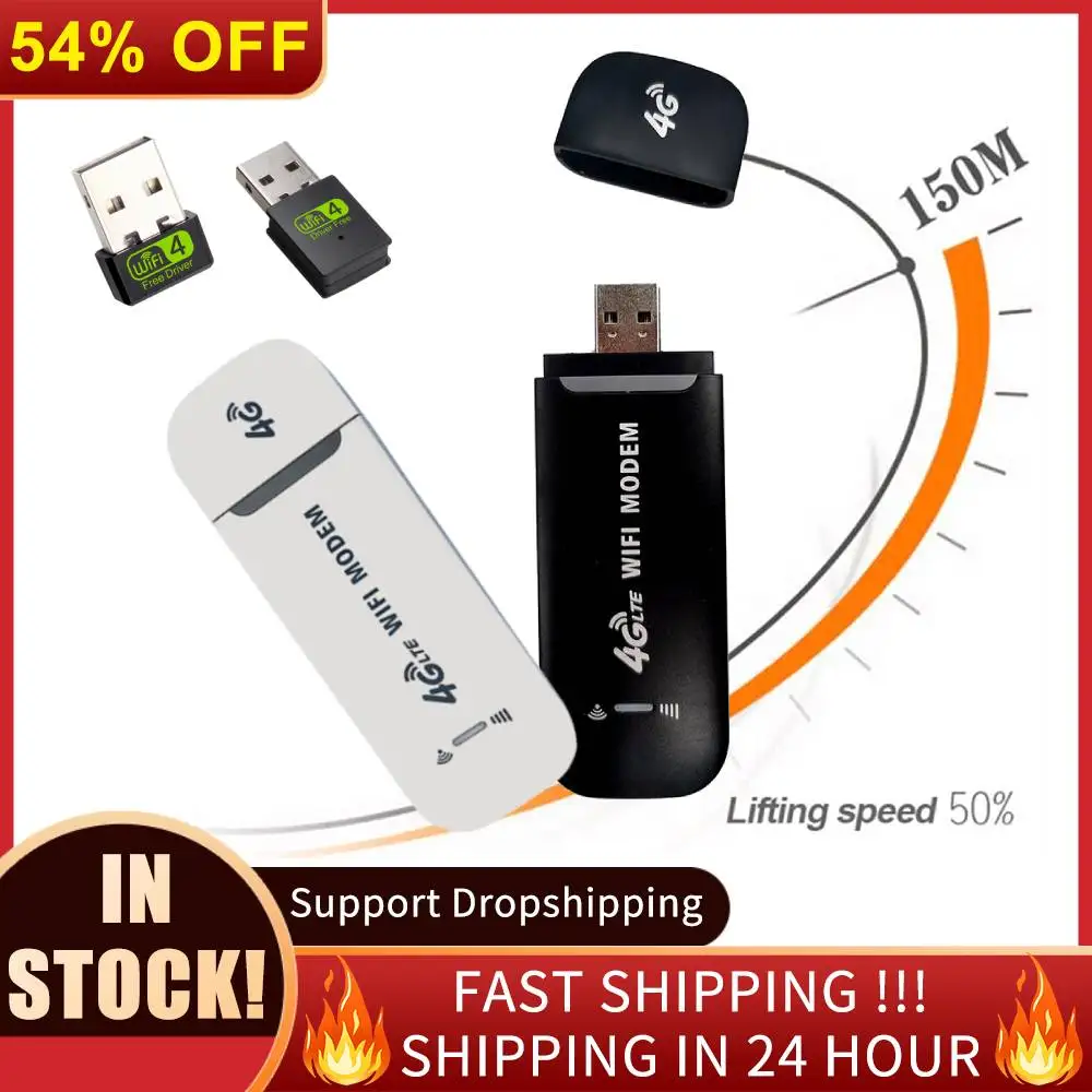 4G LTE USB Dongle USB Mobile Broadband 300/150 Mbps WiFi Wireless ...