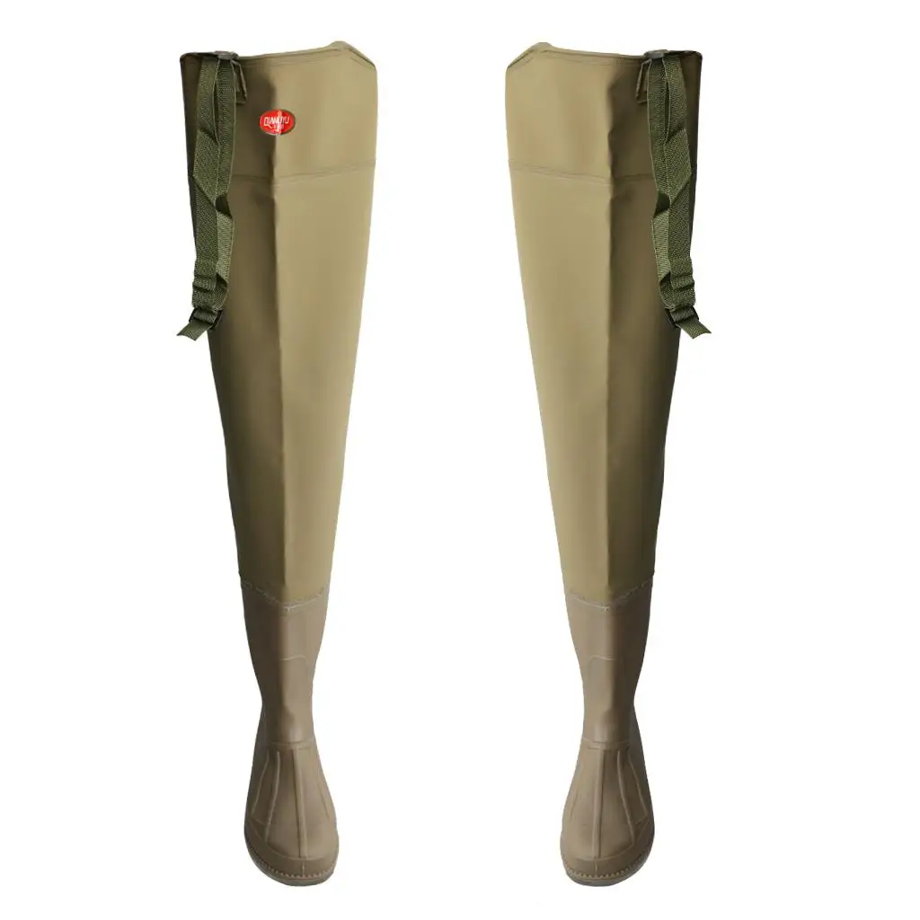 PVC-HIP-WADERS-BOOTS-0-45-WATERPROOF-Breathable-FLY-COARSE-FISHING ...