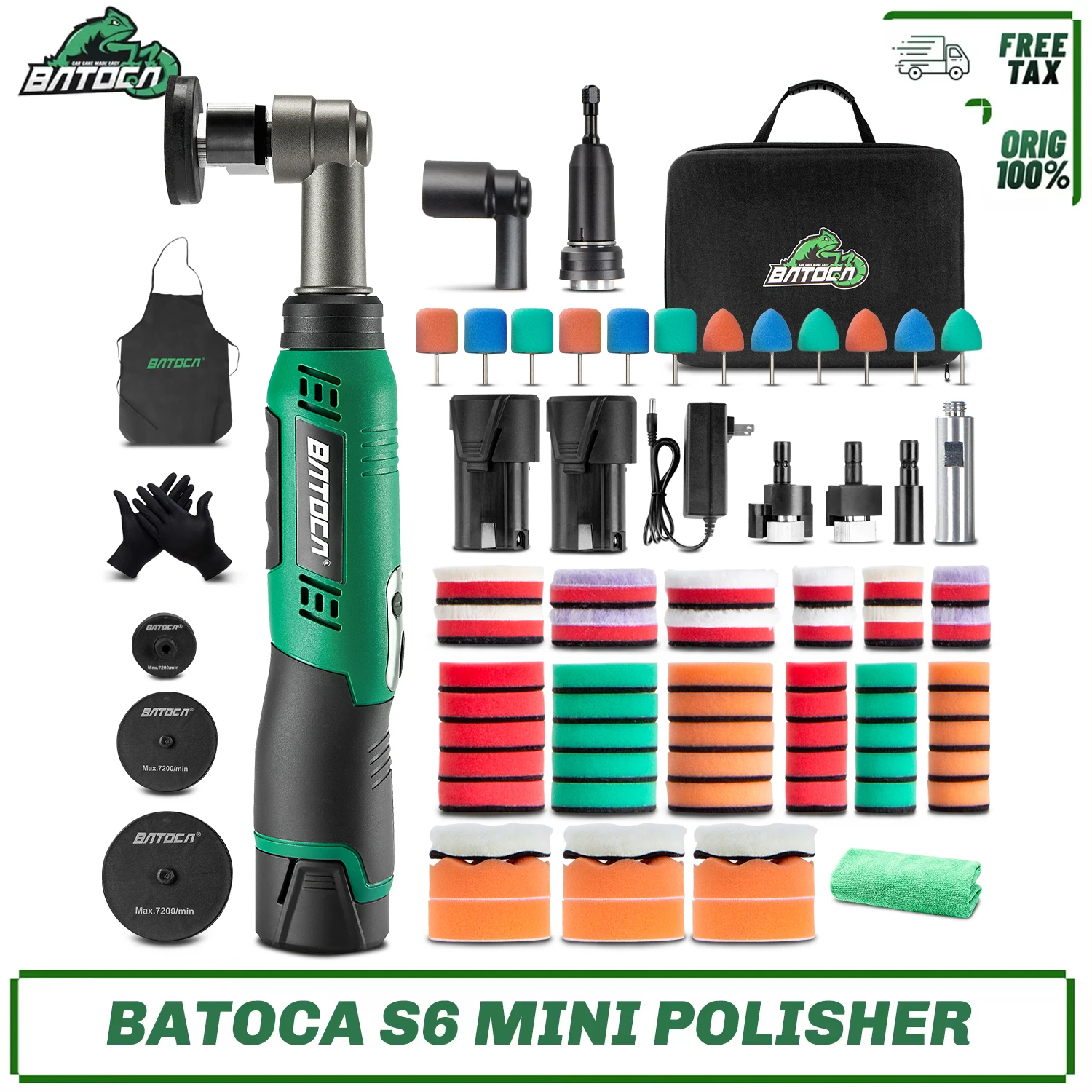 BATOCA-S6-Cordless-Mini-Car-Polisher-12V-Cordless-Polisher-for-Detailed ...