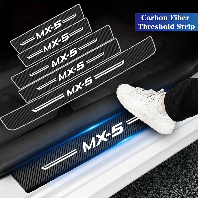 Porta-do-carro-Threshold-Protector-Adesivos-Pedal-Guards-Trunk-Sill ...