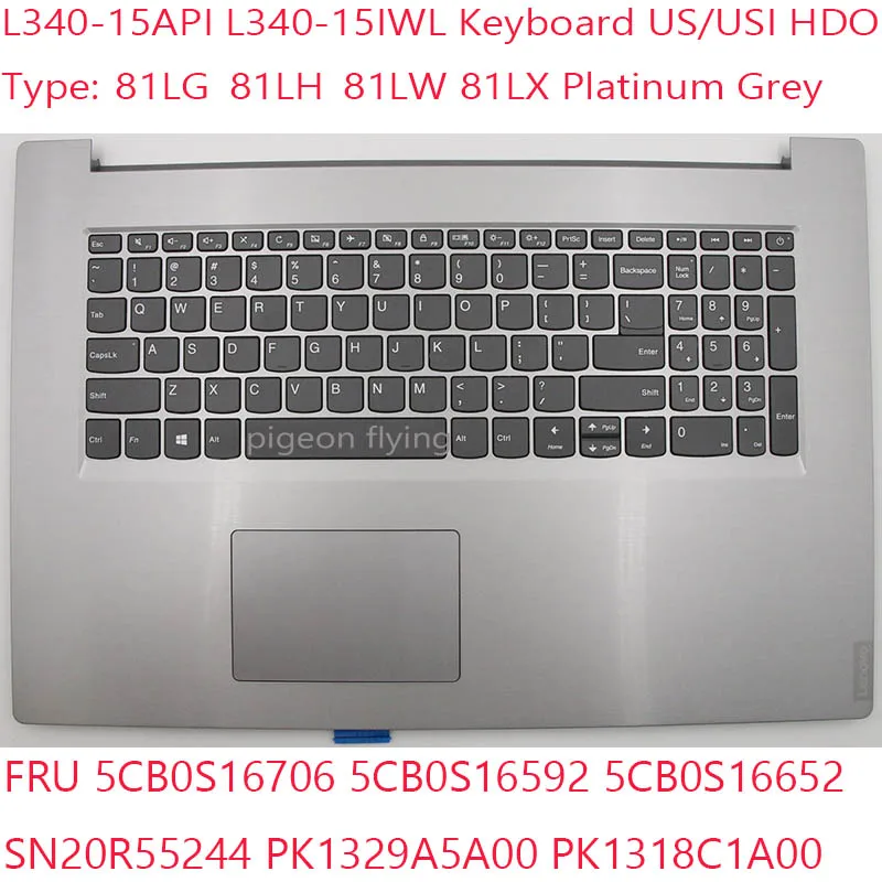 L340 15 키보드 5CB0S16706 5CB0S16592 5CB0S16652 ideapad L340 15 노트북 81LG ...