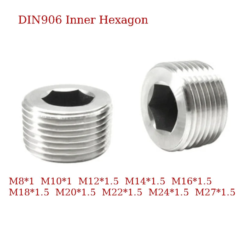 304 Stainless Steel Screw Plug | Pipe Fittings - 1pc 304 Stainless Steel Din906 Inner - Aliexpress