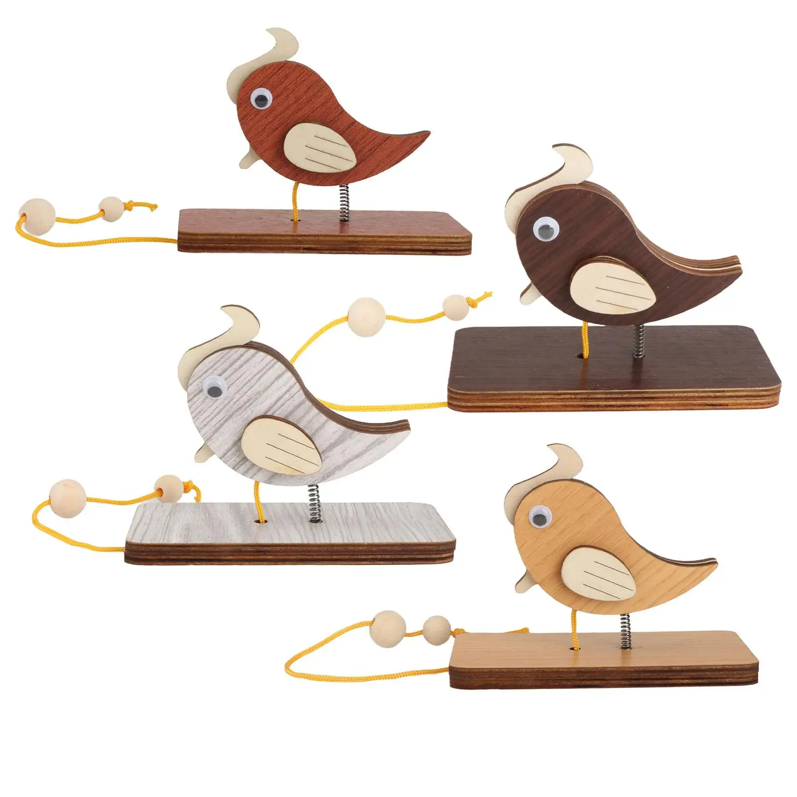 Woodpecker-Door-Bell-Decorative-Kids-Toy-Wooden-Woodpecker-Door-Knocker ...