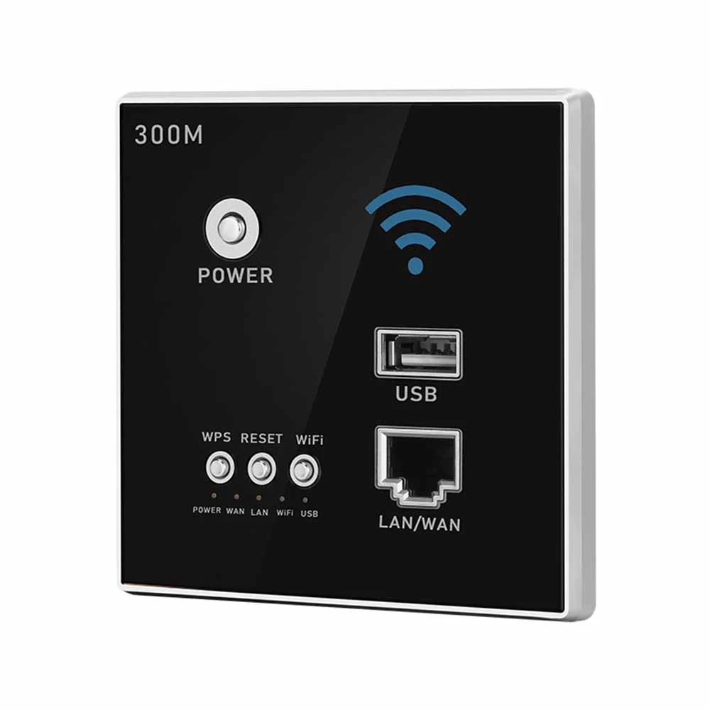 WIFI Router 300Mbps 220V Power AP Relay Smart 2.4Ghz Wireless Repeater ...