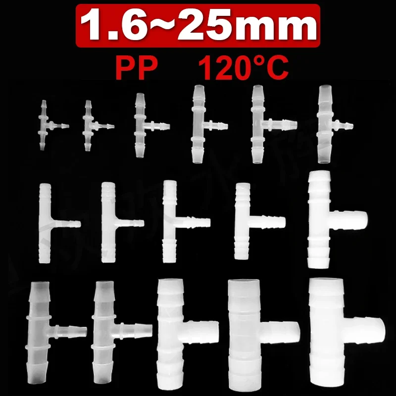 T-type-Tee-PP-Plastic-Hose-Connector-Non-toxic-Odorless-Food-grade ...