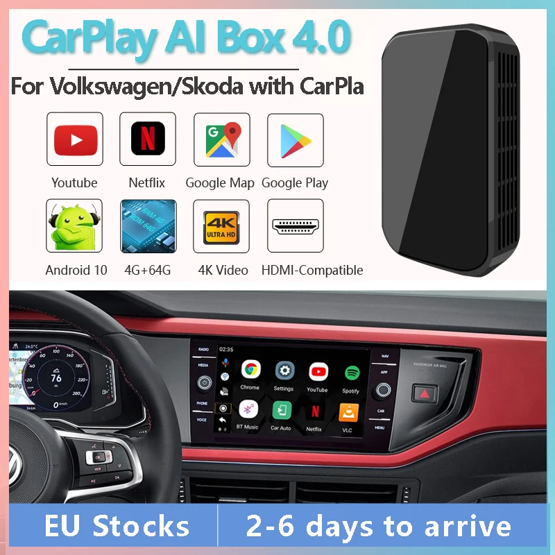 Android Auto Tv Box 2022 Wireless CarPlay Android 12 System
