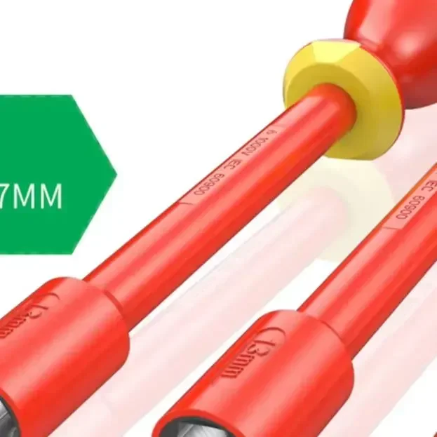 VDE Insulated Socket Wrench - 1000V High Voltage Safety Tool For ...