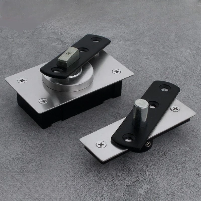 1Set Heavy Door Pivot Hinges 360° Rotary+Positioning Invisible Door ...