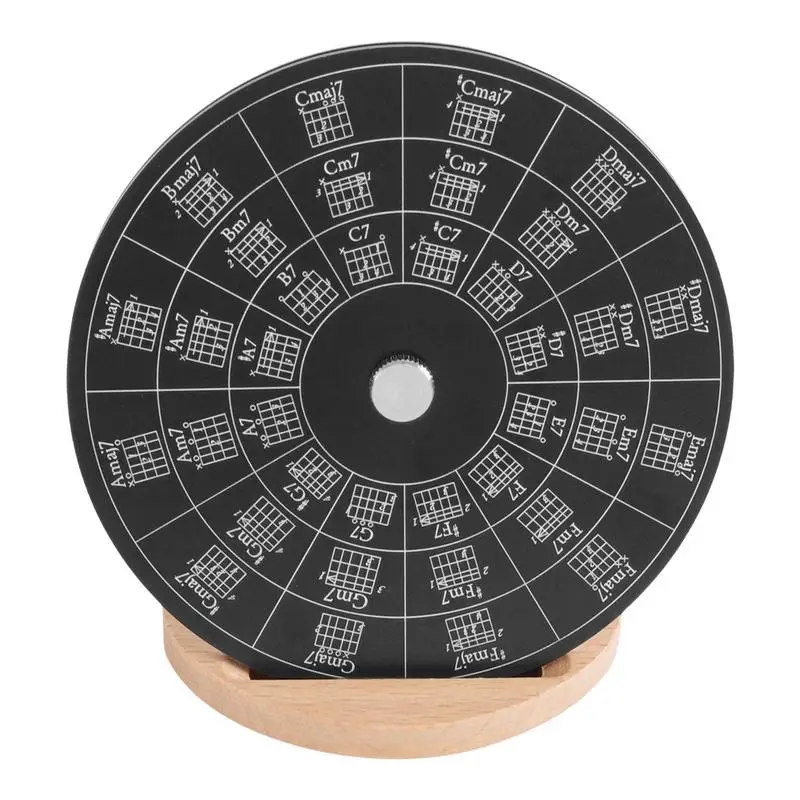 String-Wheel-Circles-Of-Fifths-Guitar-Theory-Circles-Round-Wooden ...