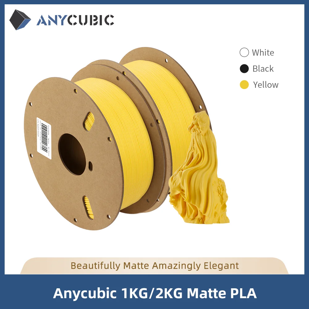 Anycubic Matte Pla Filament Matte Surface Eco-friendly Biodegradable ...