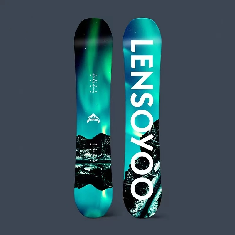 Snowboard-All-round-Ski-Board-Flat-Flower-Boards-Carved-Skateboard-For ...