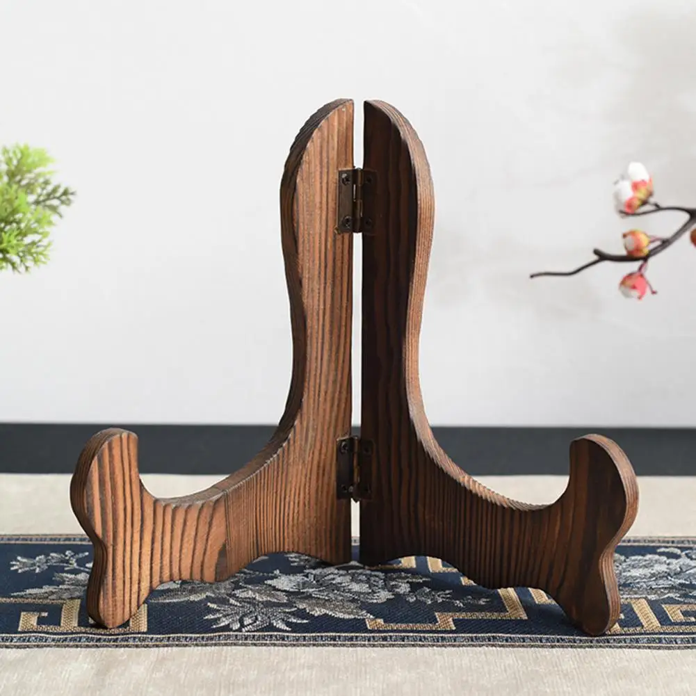 Display Rack Burr Free Tea Leaves Display Holder Wooden Show Convenient ...