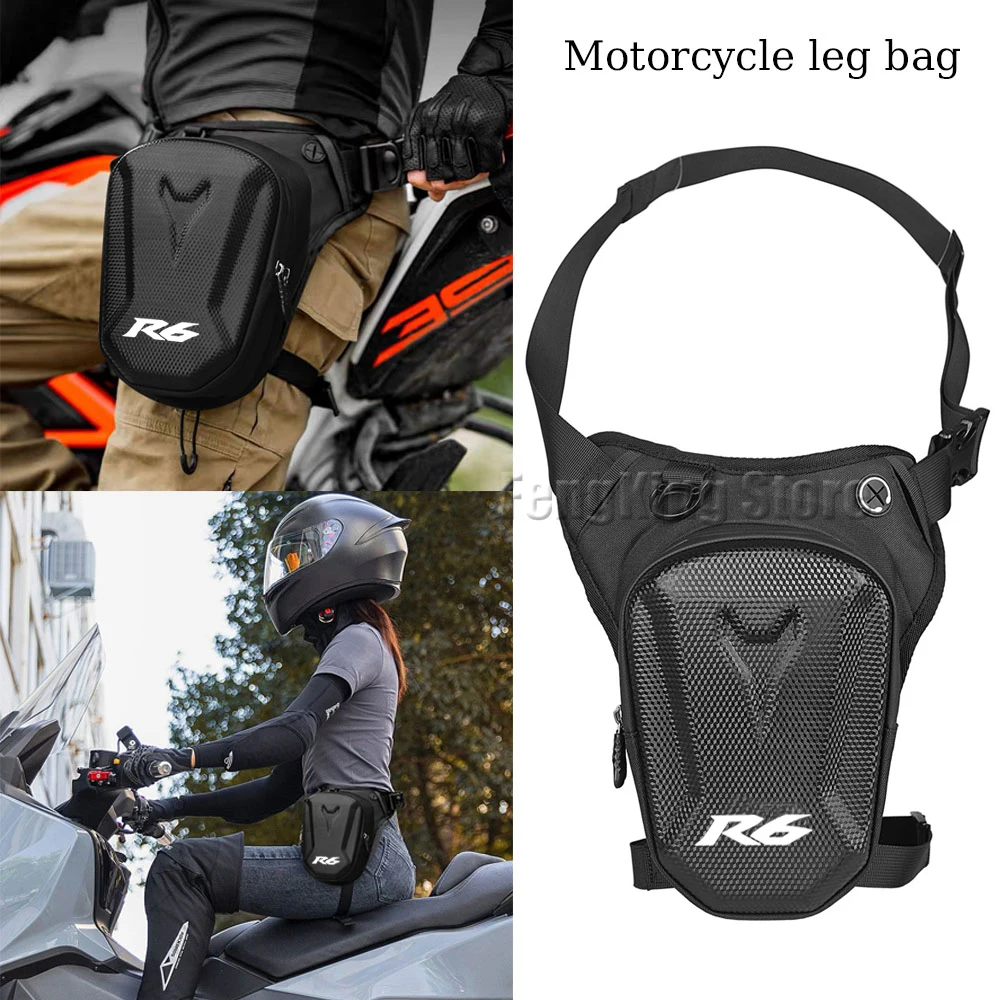 For-Yamaha-YZFR6-YZF-R6-R6S-Motorcycle-leg-bag-knight-hard-shell ...