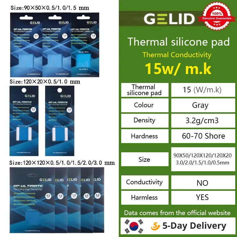 GELID-GP-Ultimate-15W-MK-termal-ped-CPU-GPU-grafik-anakart-silikon-gres ...