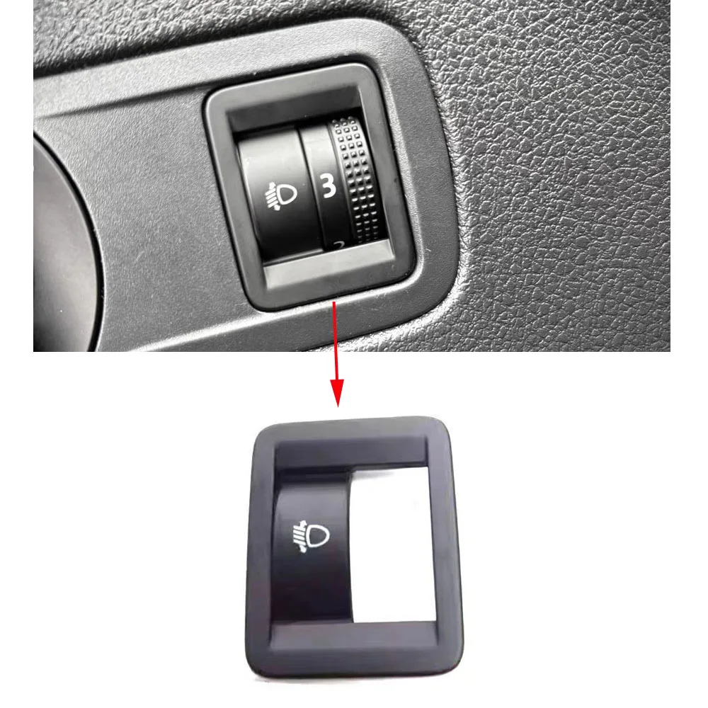 Car Headlight Adjustment Switch Frame Dashboard Light Brightness Dimmer ...